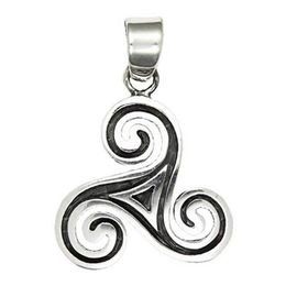 Adelia´s Adelia´s Amulett Anhänger Rob Ray Talisman, Spirale des Lebens - Symbolisiert den Kreislauf des Lebens, silberfarben