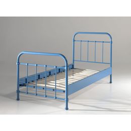 Vipack Metallbett New York 90x200 cm, blau