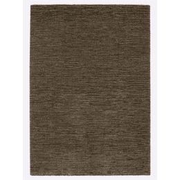 Teppich HEINE HOME Teppiche Gr. B/L: 120 cm x 170 cm, 17 mm, 1 St., grau (anthrazit, meliert) Shaggy-Teppiche