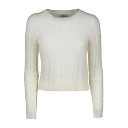 Influencer Pullover Damen Gr&ouml;&szlig;e M wei&szlig;