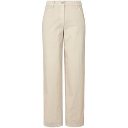 Jeans Modell Babsie Straight Leg KjBRAND beige