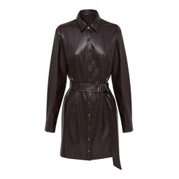 BWLDR Blusenkleid 'MARSEILLE' Damen Gr&ouml;&szlig;e 44 braun Winterkleid