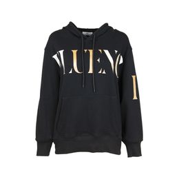 Influencer Sweatshirt Damen Gr&ouml;&szlig;e M gold / schwarz