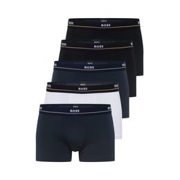 BOSS Boxershorts 'Essential' Herren Gr&ouml;&szlig;e XS navy / kobaltblau / schwarz / wei&szlig;
