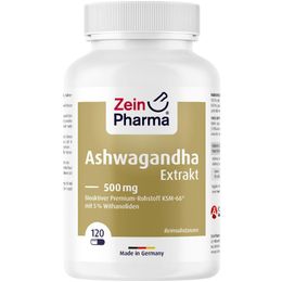 ZeinPharma Ashwagandha Extrakt 500 mg Kapseln 120 St