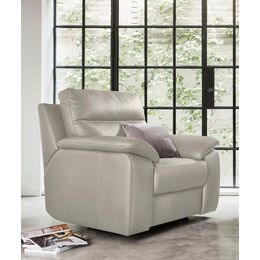 Nicoletti Home Sessel, Breite 108 cm, wahlweise mit oder ohne elektrische Relaxfunktion, braun