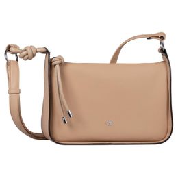 Tom Tailor Umhängetasche Cori Cross bag M, in dezentem Stil, braun