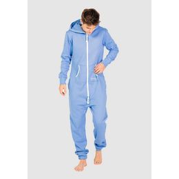 Moniz Jumpsuit mit kuscheligem Komfort, blau|weiß