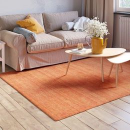 MyFlair Teppich Adelle 200 cm x 140 cm, Farbe Rost Rot, rechteck