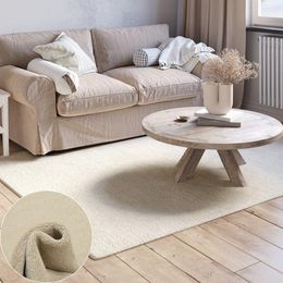 MyFlair Teppich Adelle 290cm x 200cm, Farbe Creme, rechteck