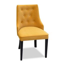 JVmoebel Stuhl Lehnstuhl Polsterstuhl ohne Armlehne Luxus Sessel Stuhl Wohnzimmer Neu (1 St)