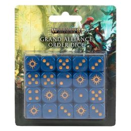 Games Workshop Spielwelt WARHAMMER AGE OF SIGMAR: GRAND ALLIANCE ORDER DICE SET