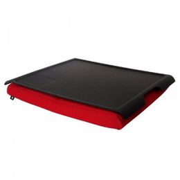 bosign Laptop Tablett Knietablett Laptray Anti-Slip Schwarz-Rot (L)