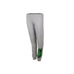 Minecraft Jogginghose Creeper Kinder Hose in Grau Gr. 116 bis 152