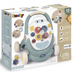 Smoby Lauflernwagen Little Smoby 3-in-1 Lauflernwagen Baby Kinder 7600140304