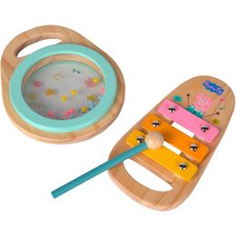 Eichhorn Spielzeug-Musikinstrument Peppa Pig Holz-Musikset, 2-tlg., (Set, 2 tlg), bunt