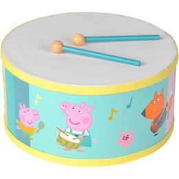 Eichhorn Spielzeug-Musikinstrument Peppa Pig Trommel 20cm, bunt