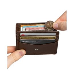 Gentlemen's Kartenetui - Kreditkartenetui mit Mittelfach & RFID Schutz