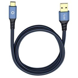 Oehlbach USB 3.1 Anschlusskabel A/USB-C™ 3 m USB-Kabel