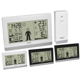 Tfa Dostmann Weather Boy Mega TFA 35.1159.99 Funkuhr 2 Display digital Funkwetterstation