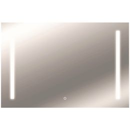 LED-Lichtspiegel Jokey "Sirius III" Spiegel Gr. B/H/T: 90 cm x 60 cm x 5,5 cm, silberfarben Kosmetikspiegel