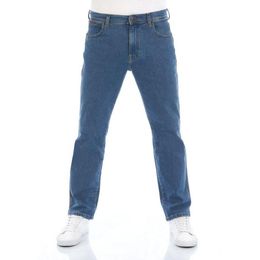 Wrangler Straight-Jeans Herren Jeanshose Texas Stretch Regular Fit Denim Hose mit Stretch