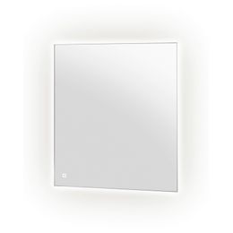 LED-Lichtspiegel Places of Style "Spiegel 60x65" Spiegel Gr. B/H/T: 60 cm x 65 cm x 3 cm, silberfarben Kosmetikspiegel