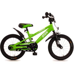 Kinderfahrrad Bachtenkirch "Kinderfahrrad - "Little-Dax TIMMY", grün/schwarz" Fahrräder Gr. 25 cm, 16 Zoll (40,64 cm), grün Kinder Kinderfahrräder