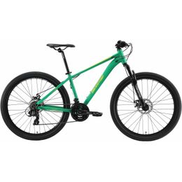 Mountainbike Bikestar Fahrräder Gr. 41 cm, 27,5 Zoll (69,85 cm), grün Hardtail