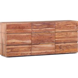 Sideboard GUTMANN FACTORY Sideboards Gr. B/H/T: 175 cm x 75 cm x 40 cm, 3, beige (natur) Sideboards aus Massivholz