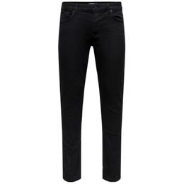 Only & Sons ONLY & SONS Stoffhose ONLY & SONS Loom Life Herren Slim Fit Jeans Hose 22013346 Freizeit-Hose Schwarz