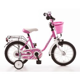 Kinderfahrrad Bachtenkirch "My Bonnie" Fahrräder Gr. 25 cm, 14 Zoll (35,56 cm), rosa Kinder Kinderfahrräder