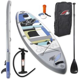 F 2 Inflatable SUP-Board F2 "F2 Mono" Wassersportboards Gr. 10,5 320 cm, blau Stand Up Paddle