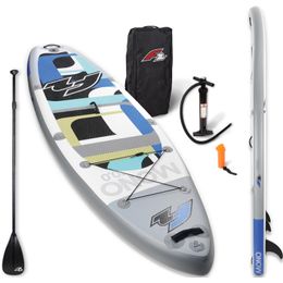 F 2 SUP-Board F2 "Mono inkl. Carbonpaddel" Wassersportboards Gr. 10,5 320 cm, blau Stand Up Paddle