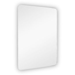 LED-Lichtspiegel Mirrors and More "Franzi" Spiegel Gr. B/H/T: 50 cm x 70 cm x 3,5 cm, uni, silberfarben (spiegelfarben) Kosmetikspiegel
