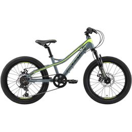 Mountainbike Bikestar Fahrräder Gr. 28 cm, 20 Zoll (50,80 cm), grün Kinder Hardtail