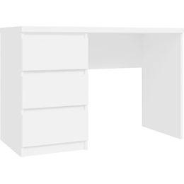 Schreibtisch FORTE "NET 106" Tische Gr. B/H/T: 108 cm x 72,5 cm x 50 cm, weiß (weiß, weiß) Schreibtische