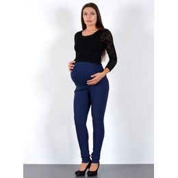 ESRA Umstandsjeans J530 Skinny Fit Schwangerschaftshose mit elastischem Bund