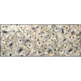 Fußmatte wash+dry by Kleen-Tex Teppiche Gr. B/L: 75 cm x 120 cm, 7 mm, 1 St., beige (natur, grau) Fußmatten gemustert