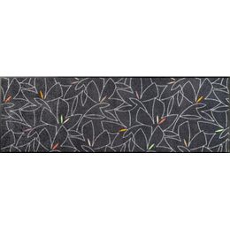 Fußmatte wash+dry by Kleen-Tex Teppiche Gr. B/L: 60 cm x 180 cm, 7 mm, 1 St., grau (anthrazit, gemustert) Fußmatten gemustert