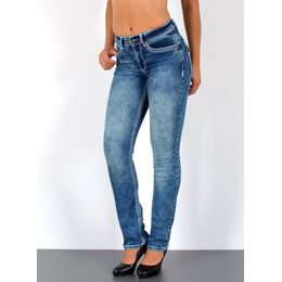 ESRA Straight-Jeans G1100 High Waist