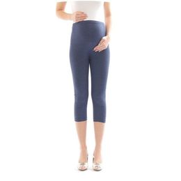 YESET Umstandshose Umstand Hose Capri 3/4 Umstandsleggings Baumwolle Jeans M