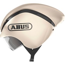 Rennradhelm Abus "GAMECHANGER TT" Helme Gr. L Kopfumfang: 58 cm - 62 cm, goldfarben Fahrradhelme