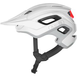 Mountainbikehelm Abus "CLIFFHANGER" Helme Gr. S Kopfumfang: 51 cm - 55 cm, weiß (shiny white) Fahrradhelme für Erwachsene