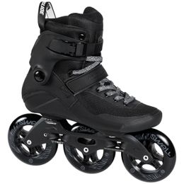 Inlineskates Powerslide "Swell Triple Black 110" Gr. 47, schwarz, Inlineskates_Rollschuhe, Kinder, 47 (bis 100 kg), Kunstfaser