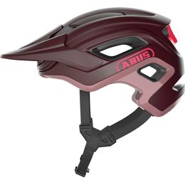 Mountainbikehelm Abus "CLIFFHANGER" Helme Gr. L Kopfumfang: 57 cm - 61 cm, rot Fahrradhelme für Erwachsene