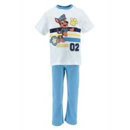 PAW PATROL Schlafanzug Chase Kinder Jungen Pyjama kurzarm Nachtwäsche (2 tlg)