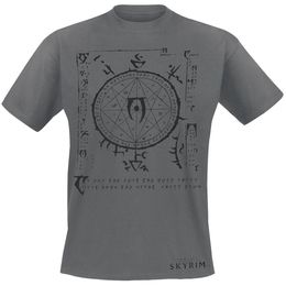 The Elder Scrolls V - Skyrim - Mysterium Xarxes T-Shirt grau meliert in L