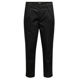 Only & Sons ONLY & SONS Chinohose ONLY & SONS Dew Tapered Herren Chino-Hose Stoff-Hose 22021486 Freizeit-Hose Schwarz