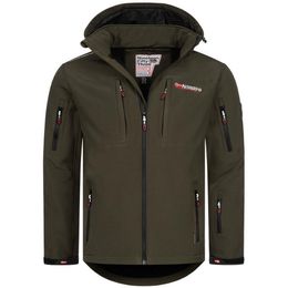 Geographical Norway Softshelljacke Herren Frühlings Jacke Softshell Jacke Outdoor Regen Übergangs Jacke